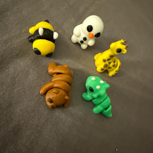 Cute Mini Articulating Animal Fidget Sensory Toys Great Gift - Etsy