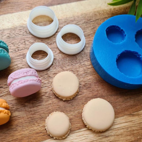 Set of Tiny Metal Cutters, 7 Types Heart, Flower, Leaf, Star, Circle ...