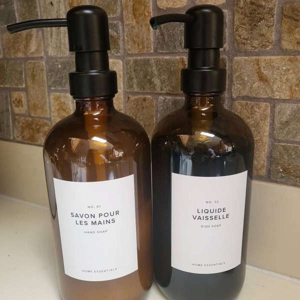 Minimalist Pantry Labels for Food Storage Containers - Waterproof & Oil ...