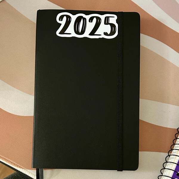 2024 Mini Calendar Stickers Bold Design Start With Any Month for ...
