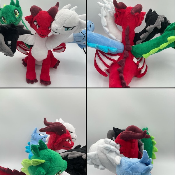 Hydra and Dragon Plush Sewing Pattern .pdf Tutorial Monster Creature ...