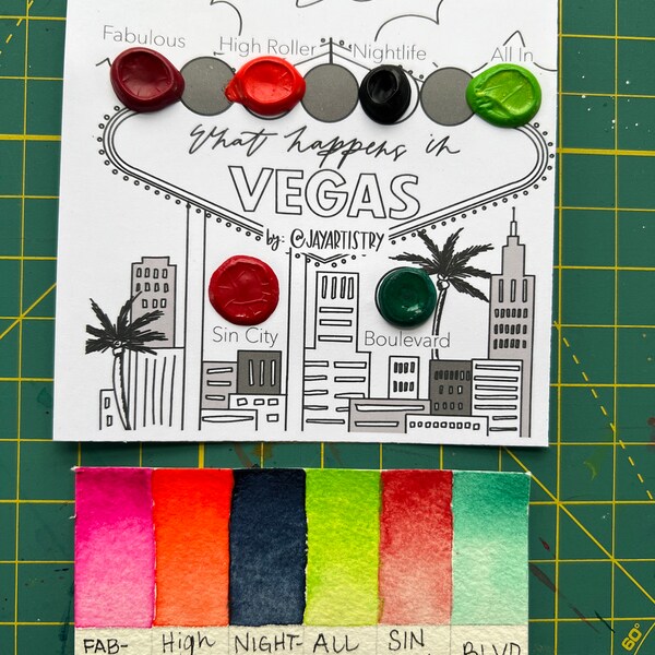 Handmade Watercolor Paint Shimmer Dot Card Sample yer a Wizard ...