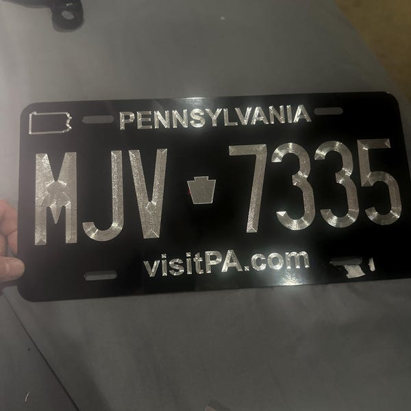 Black Girl Magic License Plate Vanity Front Car Tag Diamond Etched ...