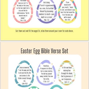 Easter Egg Bible Verse Print and Cut Egg Filler - Etsy