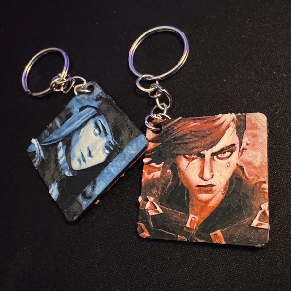 Arcane League of Legends Jinx Badges Set of 4 | Collectible Pins, Gift ...