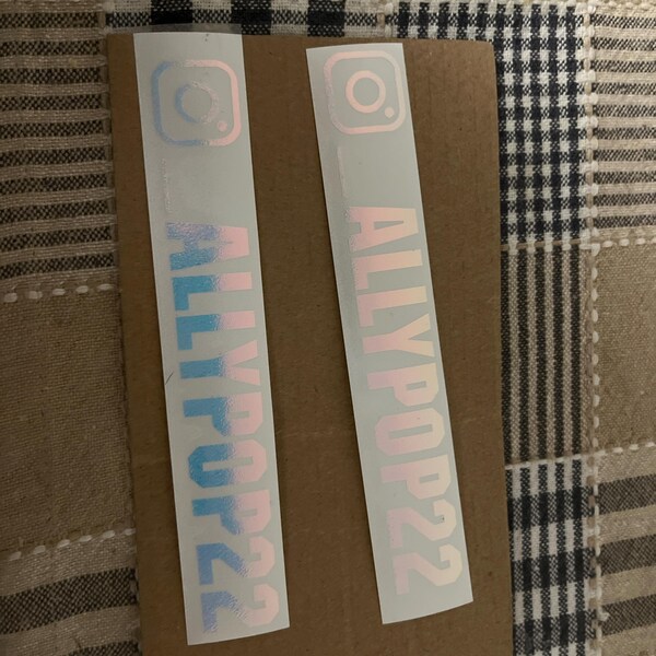 Instagram Sticker | Social Media Sticker | Vinyl Car Decal ...