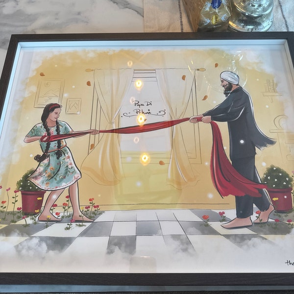 Aukhi Ghadi | Gurbani Artwork | Sikh Quotes | Punjabi Art | Gurbani Art ...