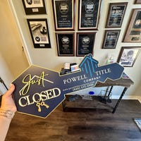 Just Closed House Sign, House Sign With LOGO, Sold Sign for Realtor ...