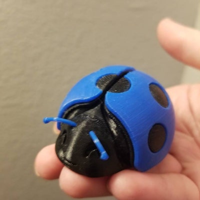 3D Printed Articulated Ladybug Choose Your Own Colors - Etsy