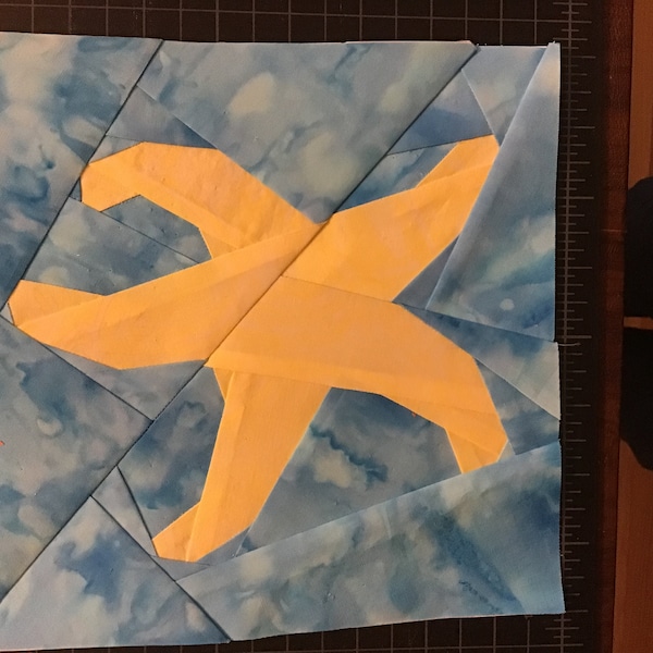 Starfish Quilt Block - Foundation Paper Pieced Digital Pattern - Etsy