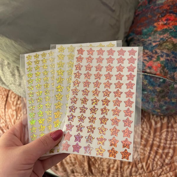 Sparkle Butterfly Stickers Custom Size & Color Holographic Sparkle ...