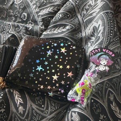 90s Hot Topic ATTEMPT Fur Pink Black Zipper Hooded Mall Goth Jacket ...