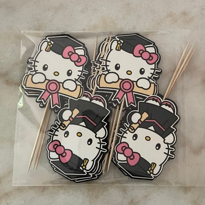 Set of 4 Kitty Die Cuts, Kitty Centerpieces, Kitty Party Decor, Photo ...