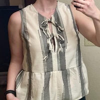 Syd Tie Top PDF Sewing Pattern | Size Inclusive 0-34 | Beginner ...