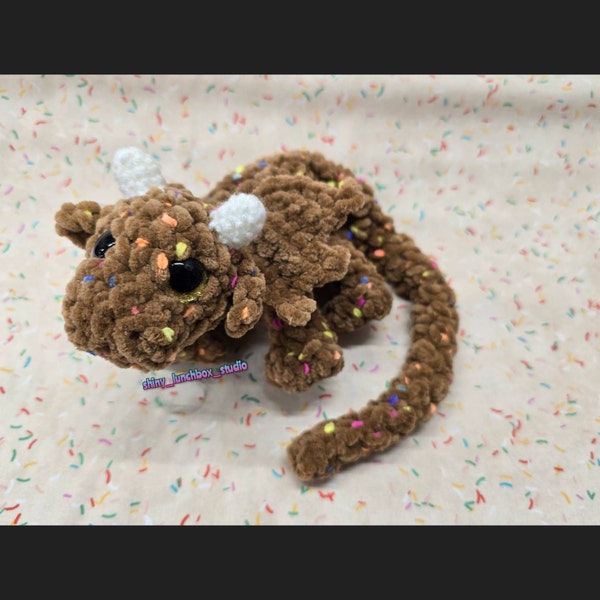 Diddy Dex the Palm Sized Snuggler Dragon Crochet Pattern Amigurumi ...