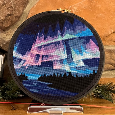 Coaster Cross Stitch Pattern 201, Cross Stitch PDF, Modern Stitch ...