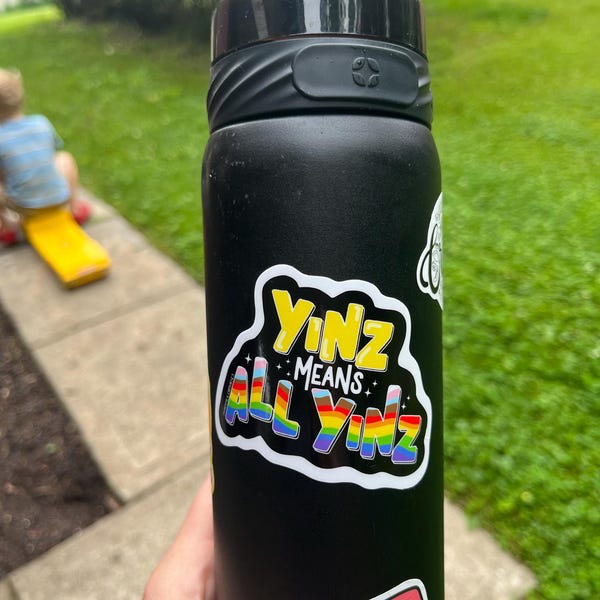 Yinz Better Let Me Merge Bumper Sticker, City of Pittsburgh Vinyl Car ...