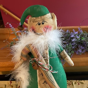 Elvin Elf EPATTERN Primitive Country Christmas Holiday Cloth Doll Craft ...