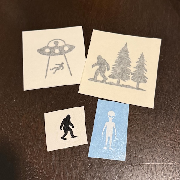 Sasquatch Bigfoot Family Vinyl Decal, Die Cut Sticker, Car Window ...