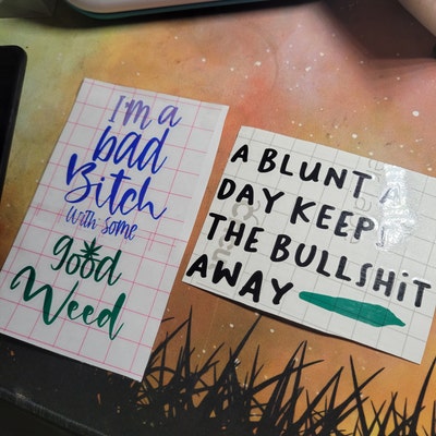 45 Weed Funny Sayings & Clip Arts SVG Bundle for Stoners, SVG, PNG, Cut Files for Cricut ...