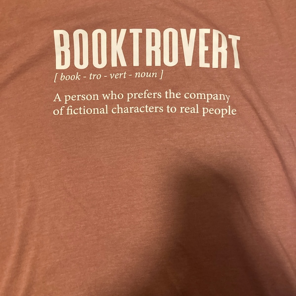 Booktrovert T-shirt, Definition Shirts, Nerd Tshirt, Bookish Shirts ...