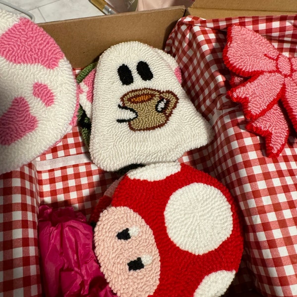 Bow Coaster, Handmade Drinks Coaster, Pink Accessories for Women, Trend ...