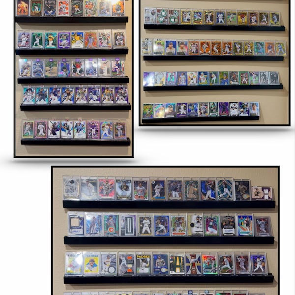 BEAUTIFUL Card Shelves Perfect Shelf for Any Kind of Collectible Card ...