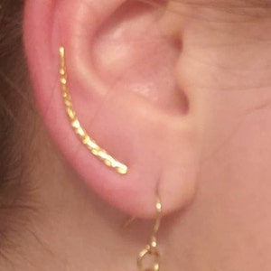 Sterling Silver Ear Climber Earrings Ear Climbers Silver | Etsy