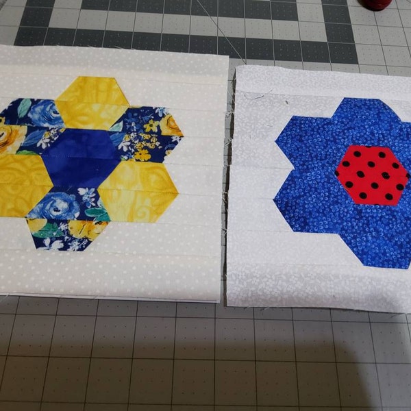 Triangle Log Cabin Foundation Paper Piecing Pattern, FPP, Quilt Block ...