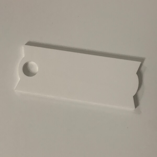 Shaker Name Plate, Shaker Tumbler Tag Blank, DIY Shaker Name Tag ...