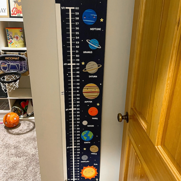 Personalized Growth Chart, Height Chart, Kids Growth Chart, Animal ...