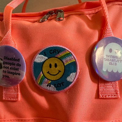 Autistic Pride Pastel Holographic Pin/ Autism Acceptance Pinback Button ...