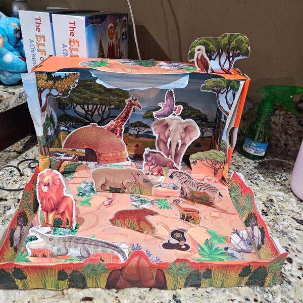 Printable Diorama Cut & Paste Shoebox Project, Create a Ocean Habitat ...