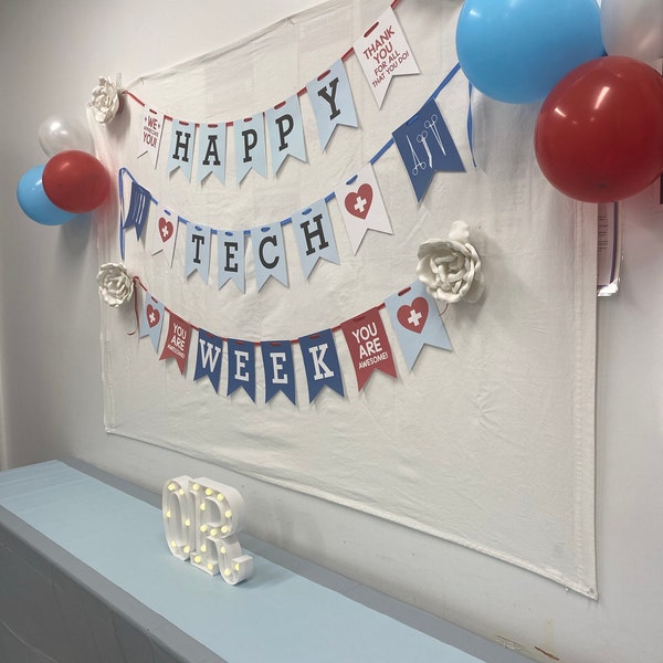 Surgical Tech Week Banner Printable / Surgical Tech Banner / Surgical ...