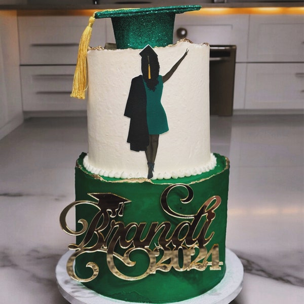 Class of 2024 Cake Topper: Graduation Party Decor - Etsy