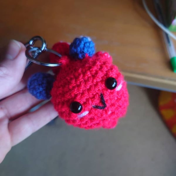 Anatomical Heart Keychain Crochet PATTERN ONLY! PDF Download Amigurumi ...