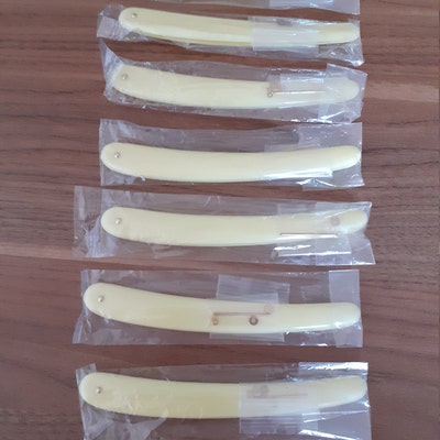 Straight Razor Scales for Restorations Plastic/celluloid 5/8th 6/8th ...