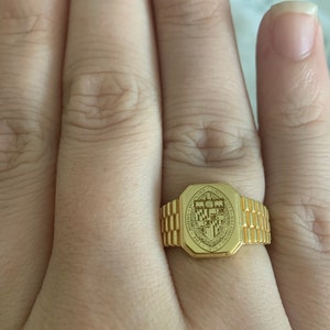 Custom Graduation Signet Ring Senior Ring School Class Ring - Etsy