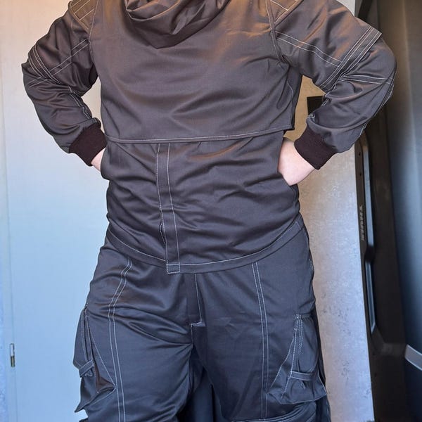 Cosplay Flight Suit With Soft Parts Suit Flak Vest Pants and Cape - Etsy
