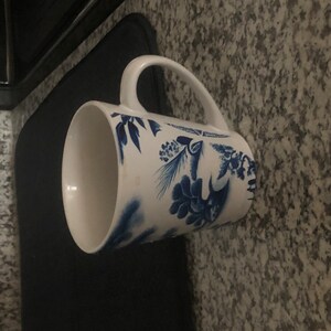 Blue Willow Cup, Vintage Blue Willow Inspired Pattern, Blue Willow Mug ...