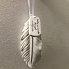 Sympathy Ornament, Feather Sympathy Gift, Sympathy Feather Ornament ...