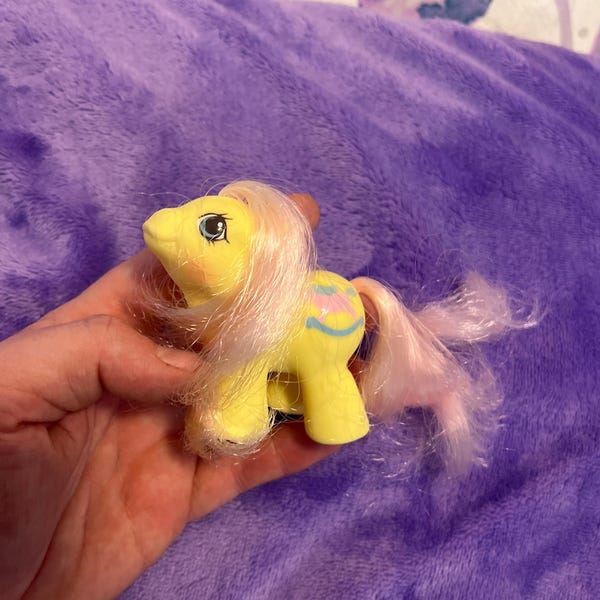 My Little Pony G1 Vintage Candy Cane Pony Sugar Apple - Etsy