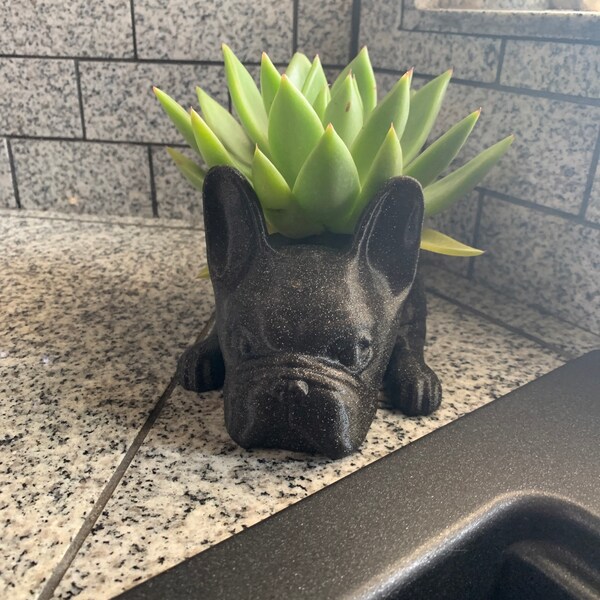 French Bulldog Planter, French Bulldog Gifts, Succulent Planter, Dog ...