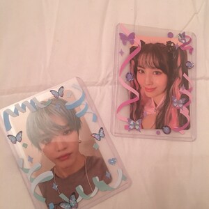 Decorated Toploader Toploader Deco Photocard Toploader - Etsy