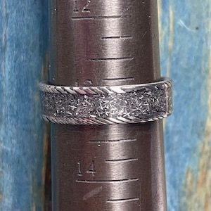 The Red Planet Meteorite and Martian Soil Ring Men's - Etsy