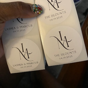 Wedding Cup Stickers, Wedding Decal, Wedding Logo for Cups, Wedding Cup ...