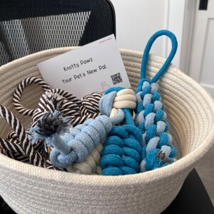 Black Spider Dog Rope Toy, Handmade Sustainable Dog Rope Toys, Toys for ...