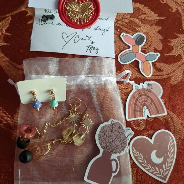 Sunburst Pink Earrings for Loop Earplugs, Sensory Earrings, Earplug ...