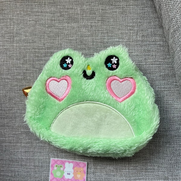 The Froggy Pouch-froggy Bag-frog Bag-frog Purse-women Plush Bag-cute ...