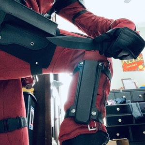 Deadpool Leg Knife and Sheath DP 2 Movie Inspired - Etsy